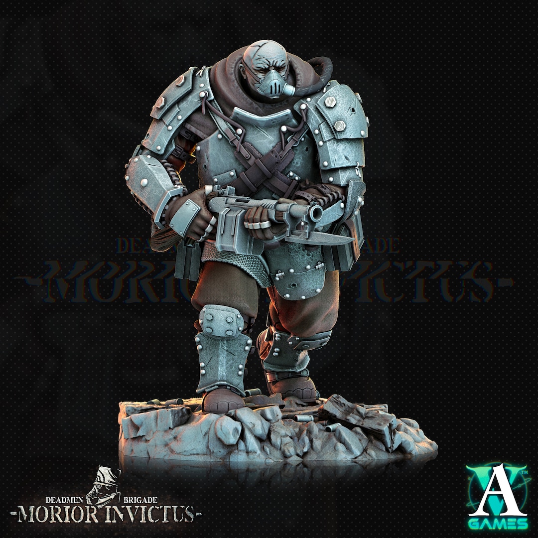 Morior Iron Guard Bundle 5 Archvillain Games Printed Miniatures ...
