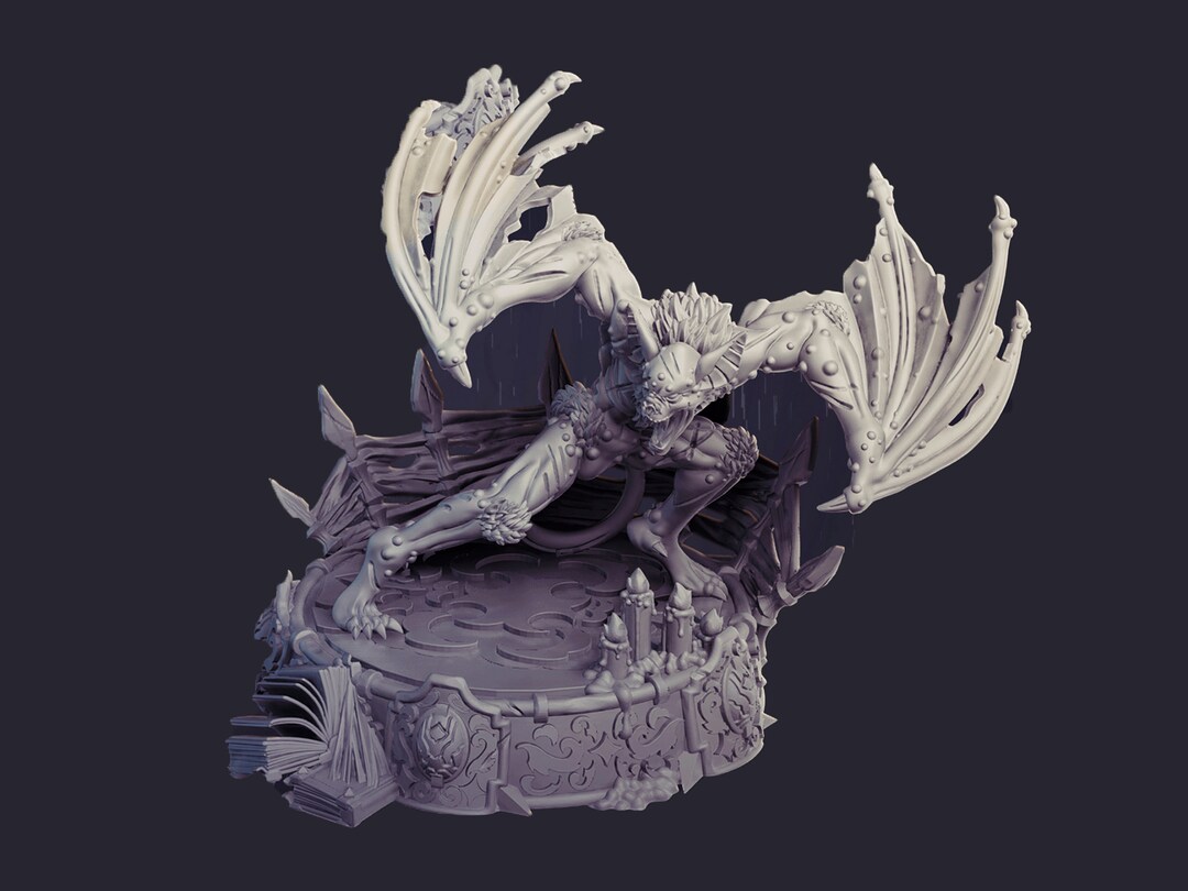 Cursed Bats - 3 Cast N Play Printed Miniatures | Dungeons & Dragons ...