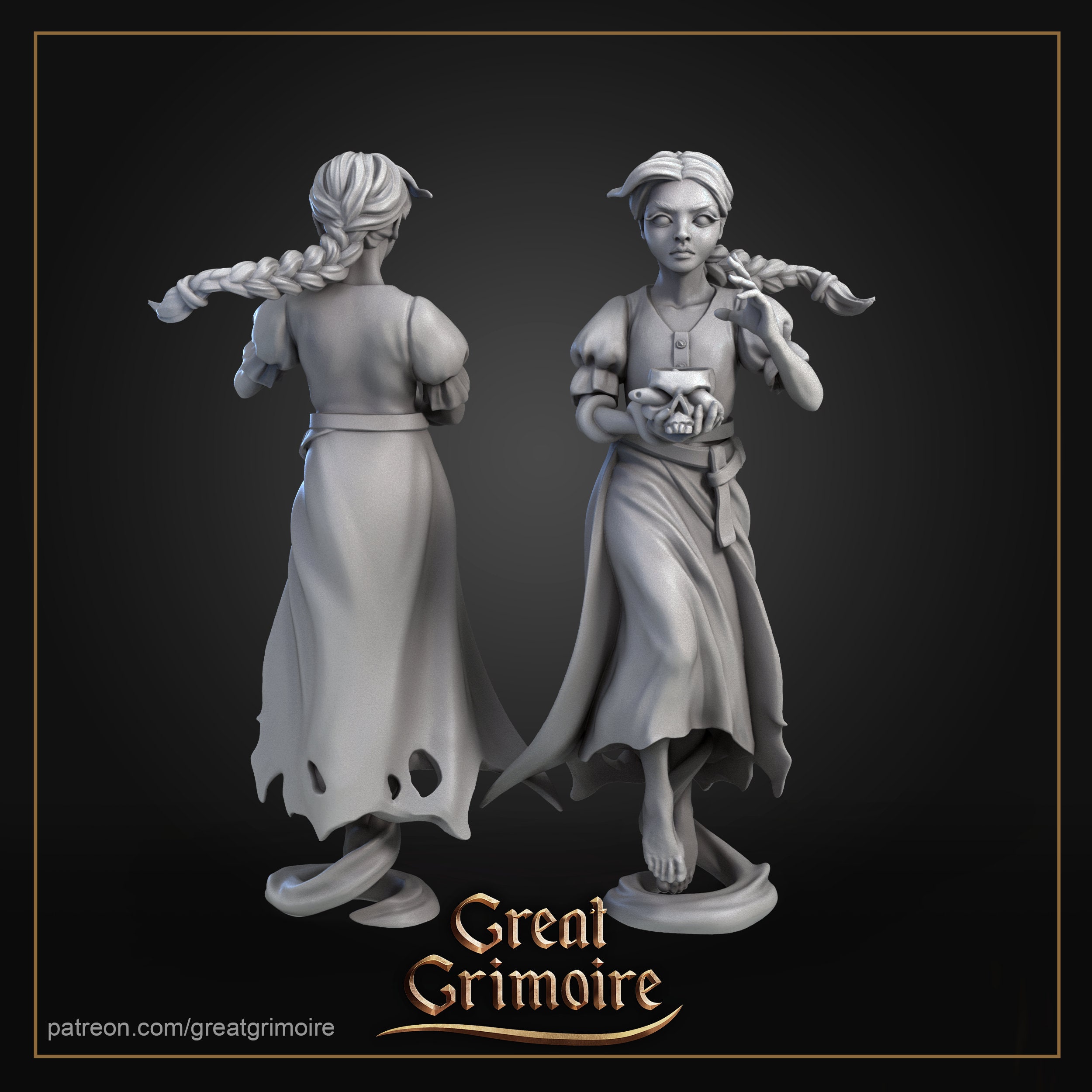 Mildred Great Grimoire Printed Miniature Dungeons & - Etsy