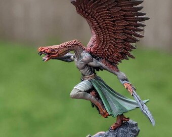 Vulduk Vulture Demon Archvillain Games Printed Miniature | Etsy