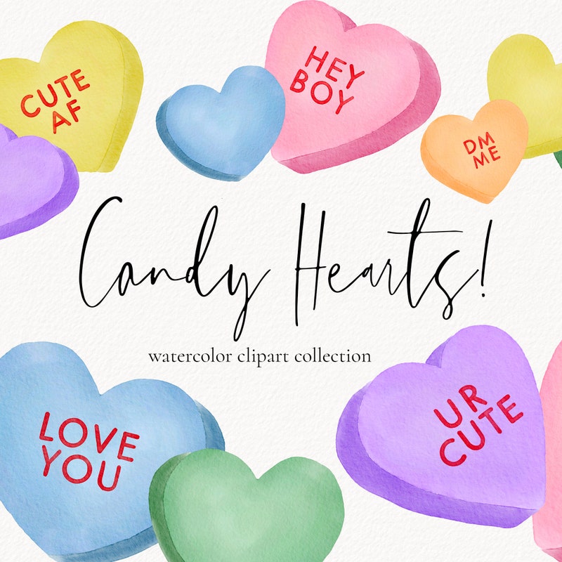 Candy Heart - Etsy