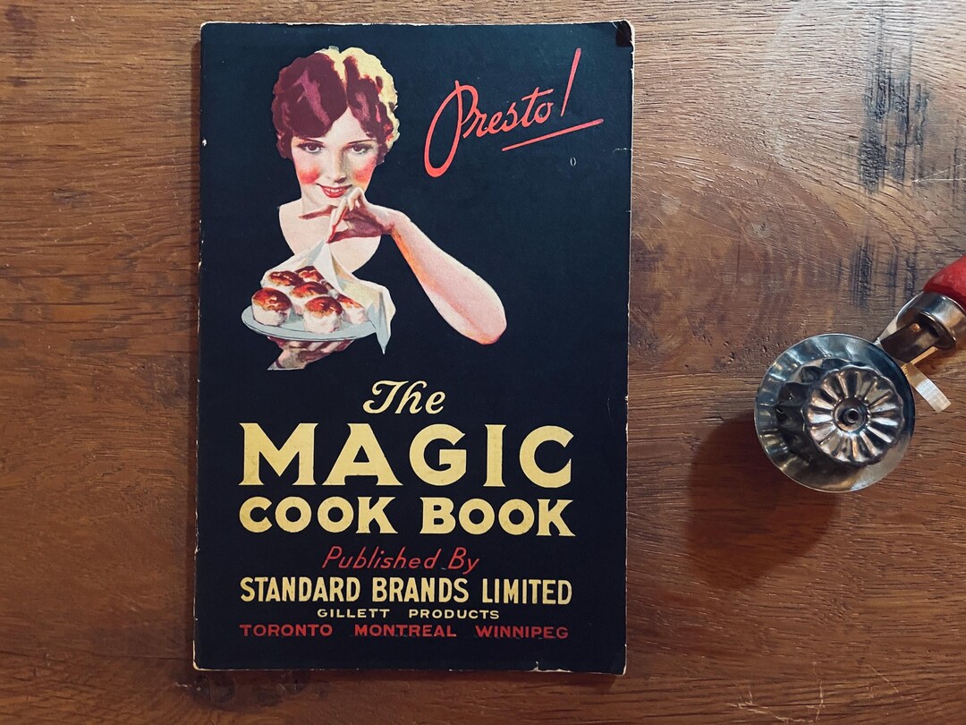 Vintage1950s the MAGIC Cook Book, Published by Standard Brands Limited ...