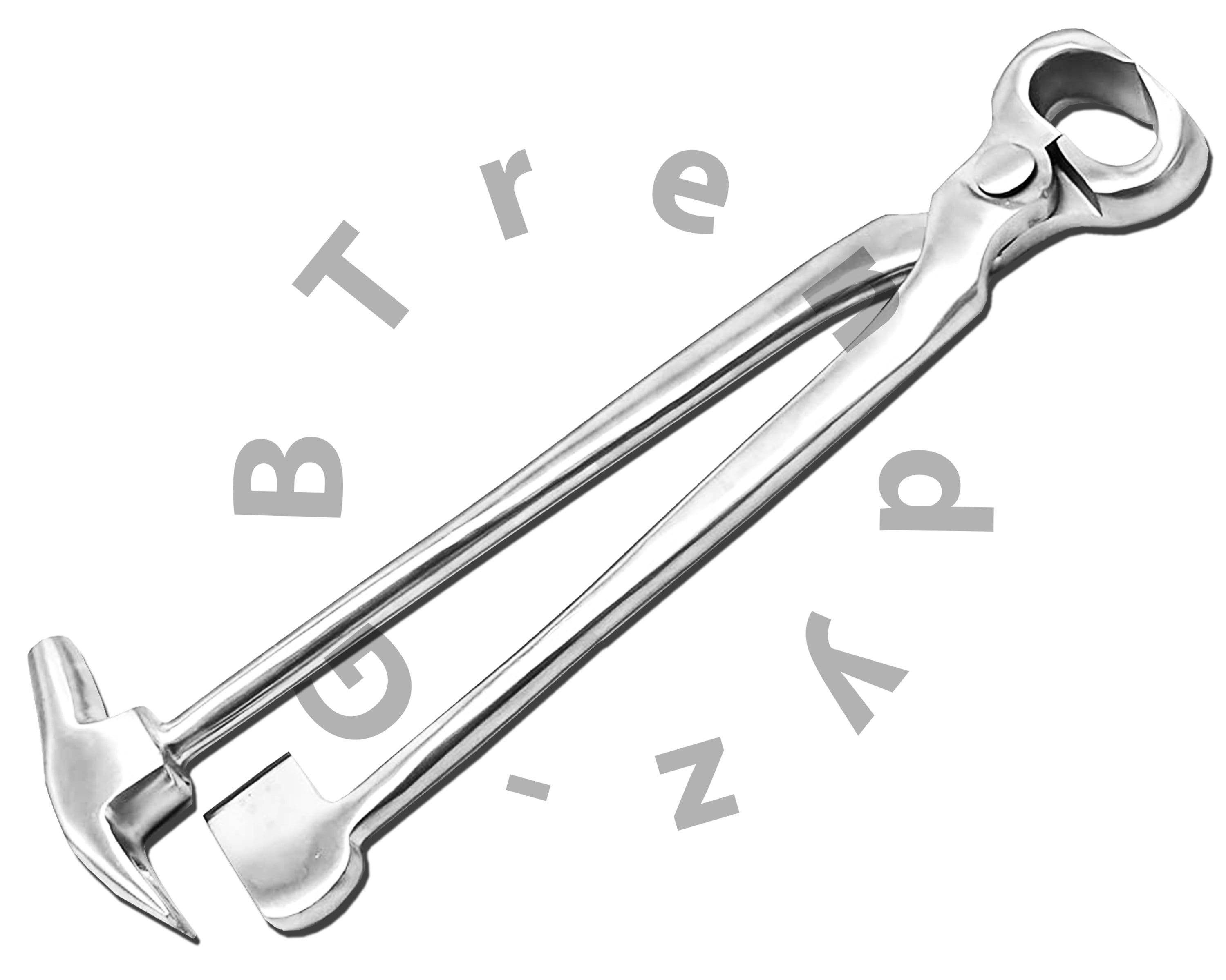 Farrier's Hoof Nippers Multi-purpose Tool With Hammer Chisel Shoe Hoof ...