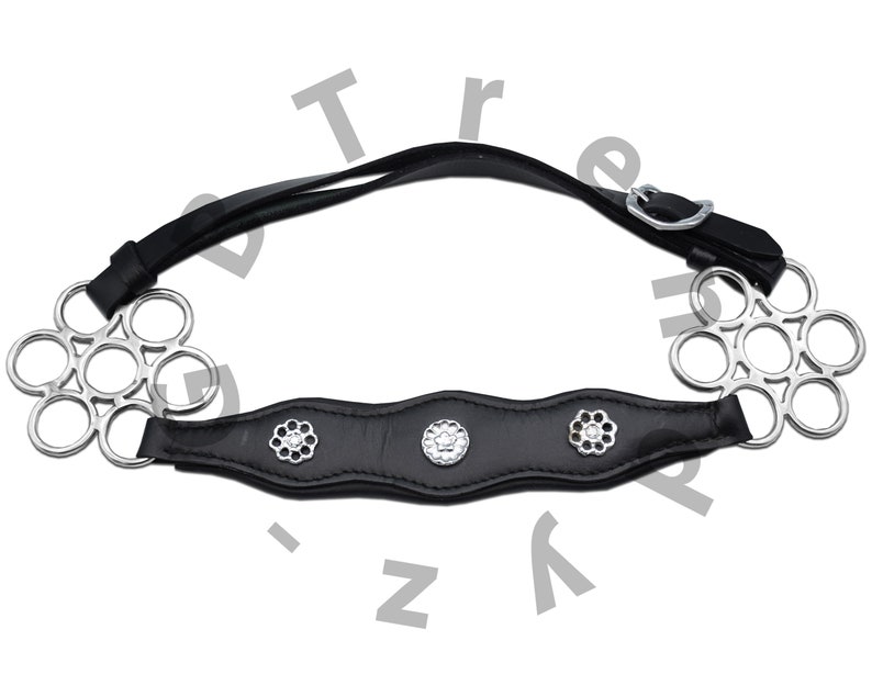 Flower Lucky Wheel Hackamore Horse Bitless Hackamore Stainless Steel ...