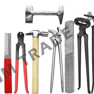 Farrier Hoof Trimming Kits - Professional Horse Hoof Trim & Shoeing Kit ...