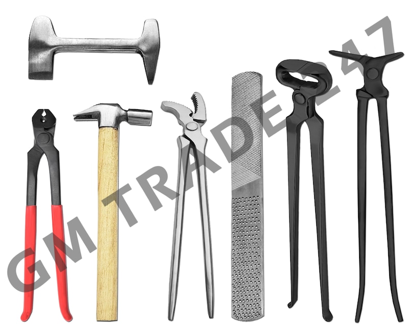 Farrier Hoof Trimming Kits - Professional Horse Hoof Trim & Shoeing Kit ...