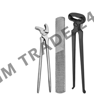 Farrier Hoof Trimming Kits - Professional Horse Hoof Trim & Shoeing Kit ...