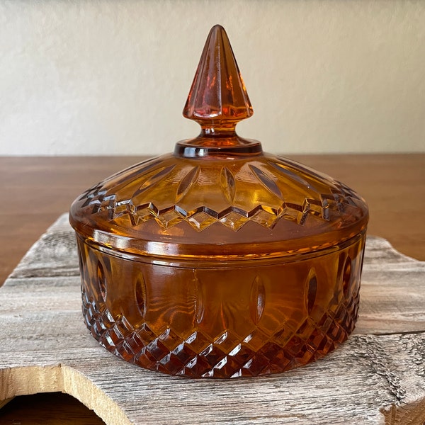 Amber Candy Dish - Etsy