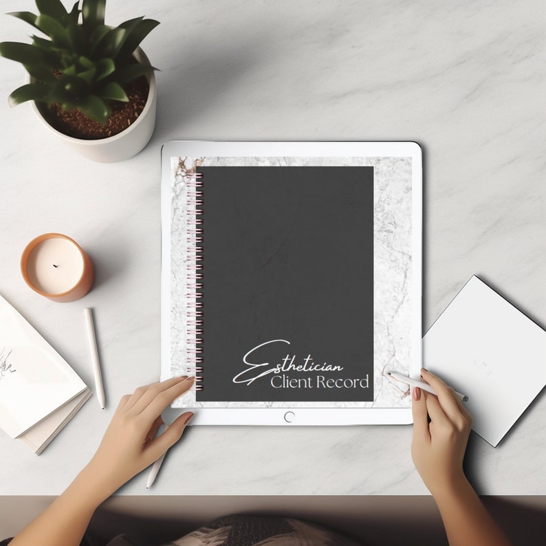 Digital Esthetician Client Record, Goodnotes Esthetician Client, Beauty ...