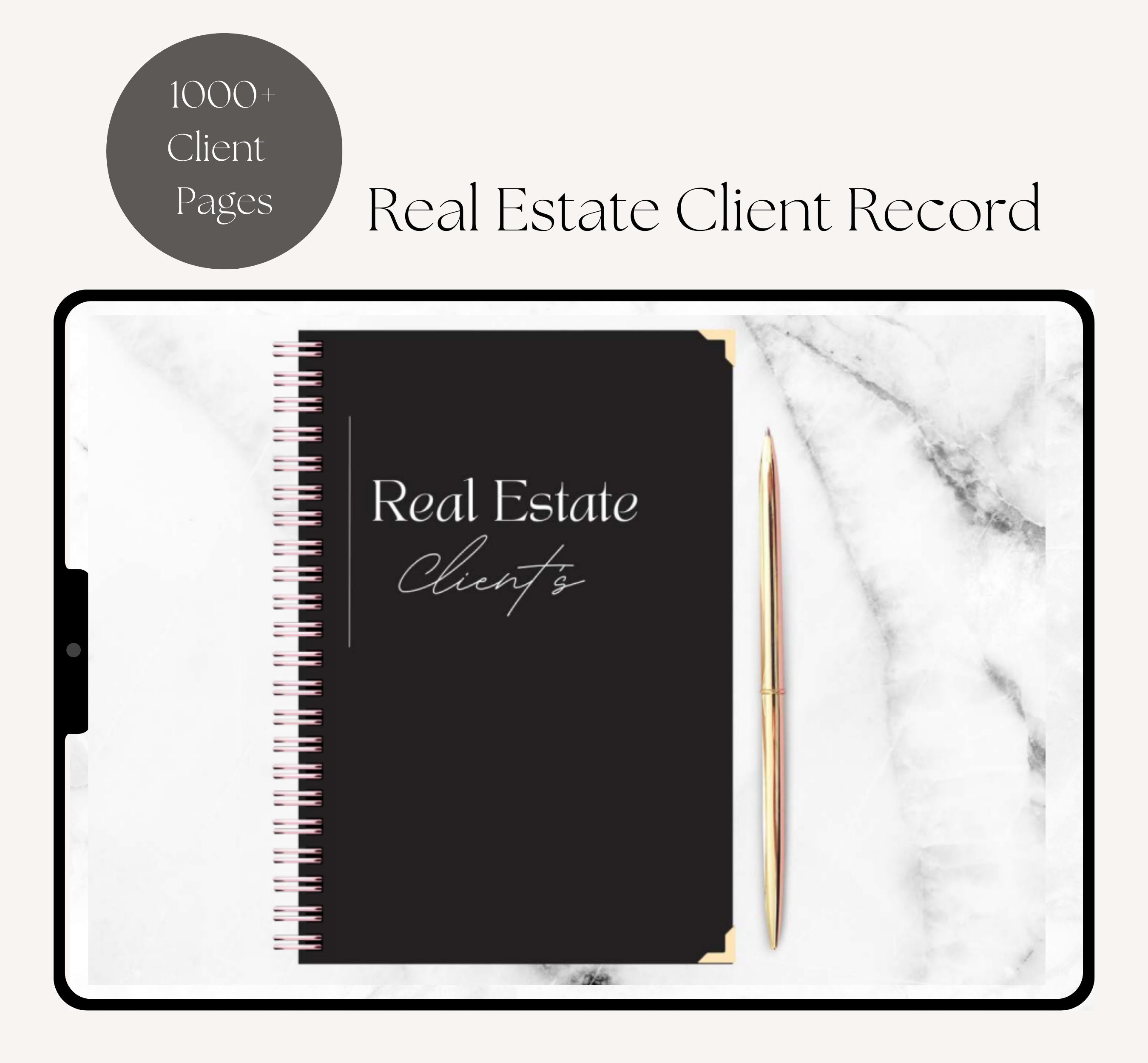 Planner for Real Estate Agents Gift for Real Estate Agent - Etsy