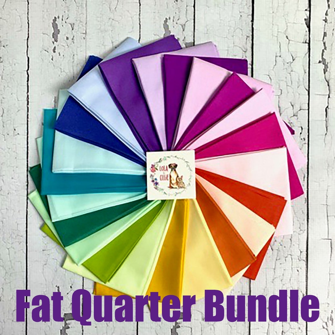 Tula Pink Mythical Solids Fat Quarter Bundle: 22 Solid Colors - Etsy