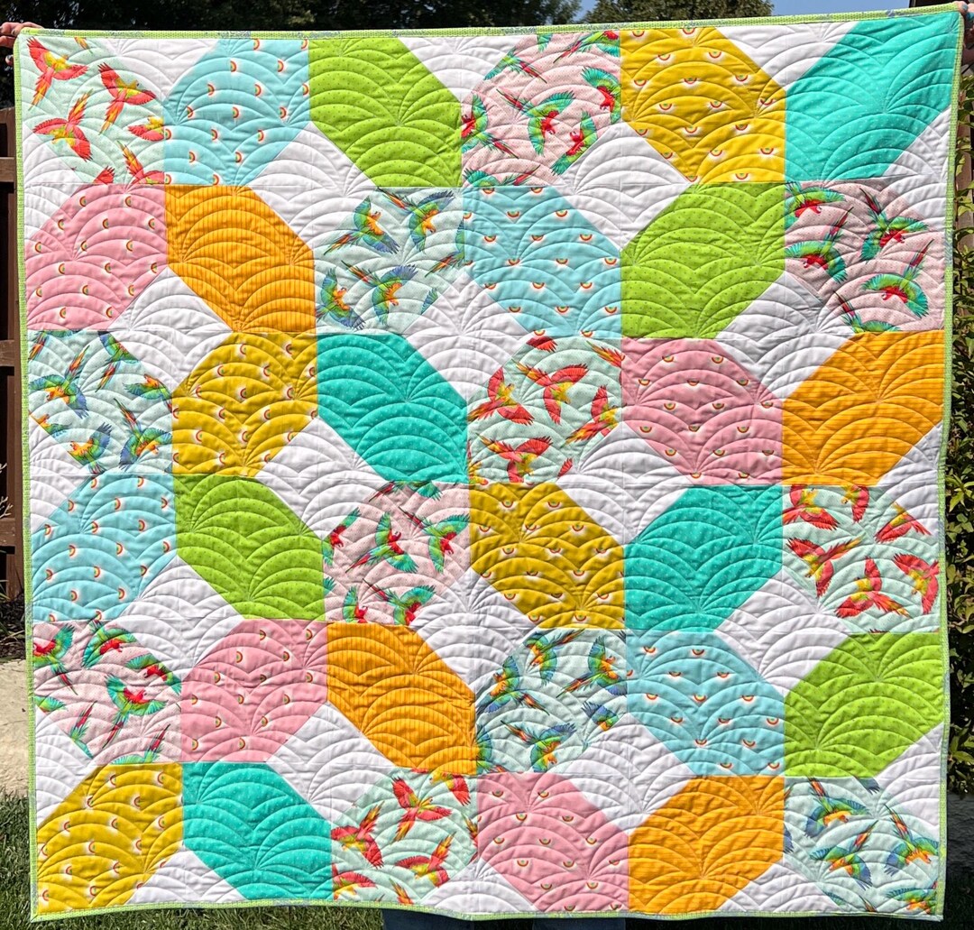 Tula Pink Baby / Lap Quilt Kit -Quilt Kits für Anfänger - Mit den ...
