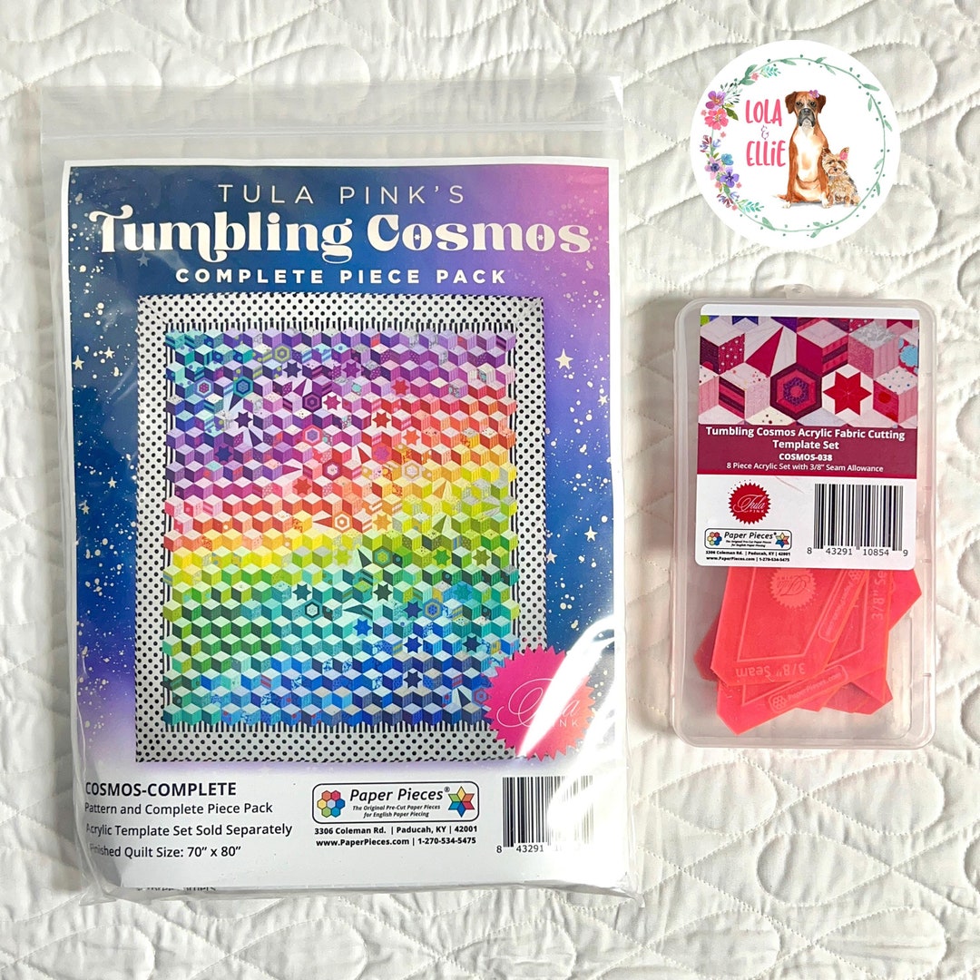Tumbling Cosmos - Tula Pink Quilt - EPP - English Paper Piecing ...