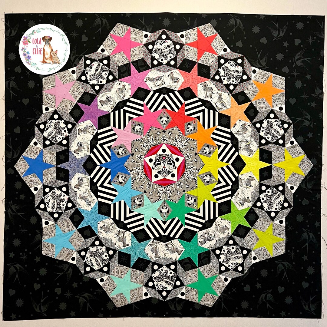 Tula Nova Quilt Kit FABRIC INCLUDED Epp Kit English Paper Piecing Kit ...