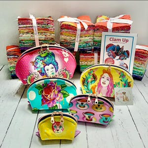 Clam up Pattern - Zippered Pouches - Sewing Pattern - From: by Annie ...