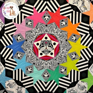 Tula Nova Quilt Kit FABRIC INCLUDED Epp Kit English Paper Piecing Kit ...