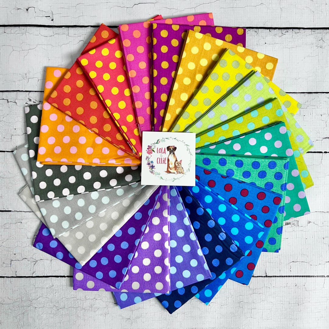 Kaffe Fassett Classics Spots 20 Piece Prismspot Fat Quarter Bundle by ...