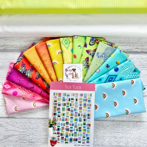 Tula Pink Tick Tock Quilt Kit - Daydreamer Fabrics - Tula Pink Fabric ...