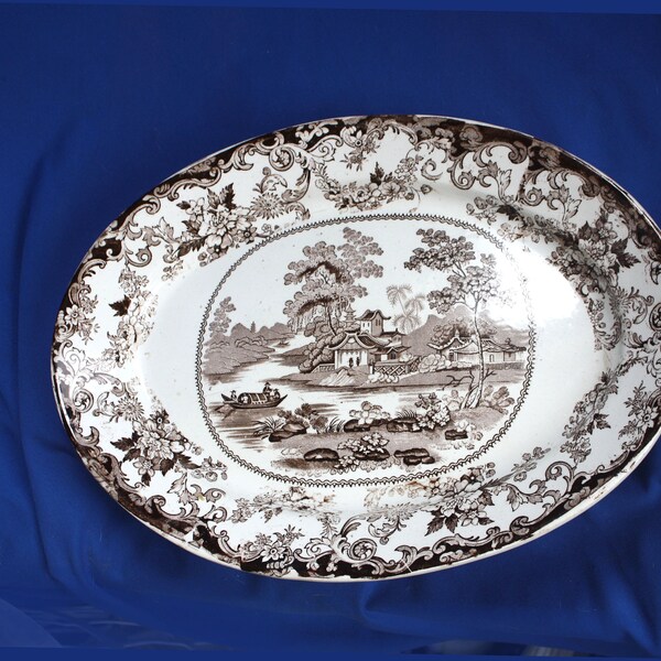 Brown Platter - Etsy