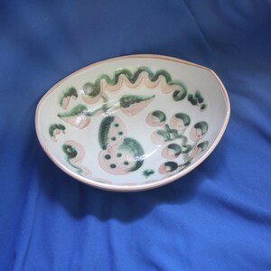 Vintage M.A. Hadley Pottery Signed Large Serving/display Bowl Pink ...