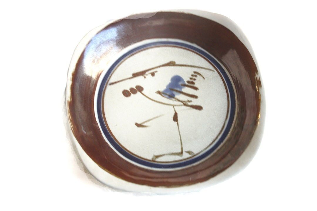 Vintage Dansk Niels Refsgaard Ceramic Heron Bowl - Etsy