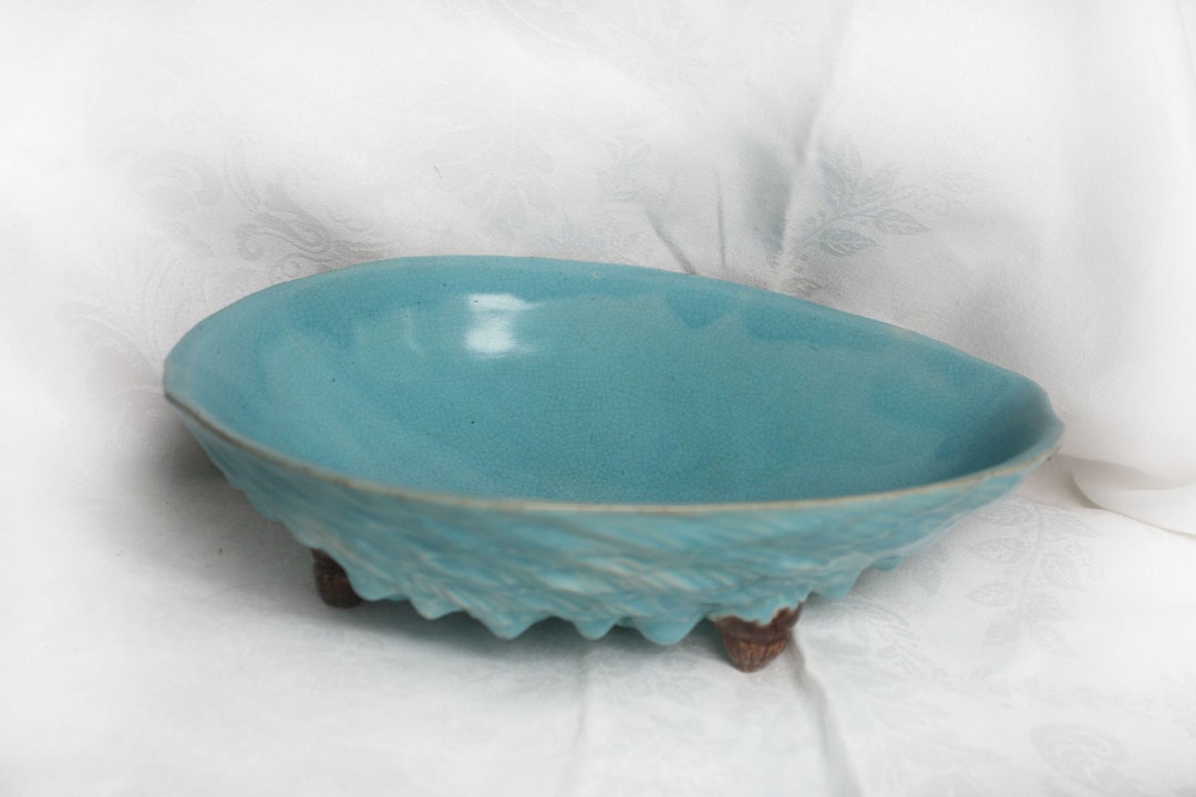Antique English Majolica Abalone Sea Shell Bowl - Etsy