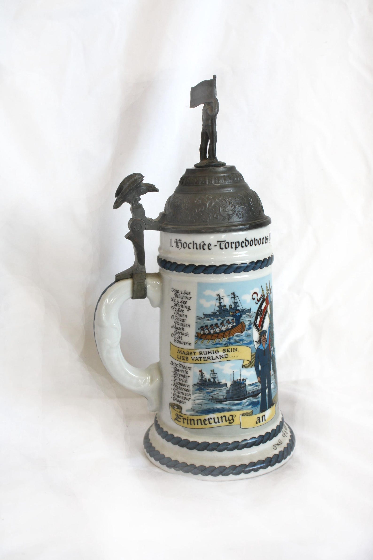 Vintage Mid Century Regimental German Imperial Torpedoboot ...