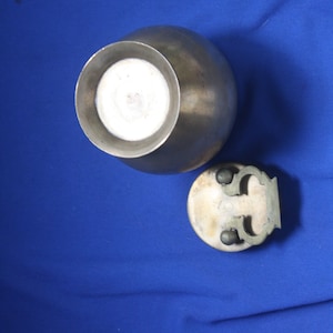 Vintage Brass Water Pot With Lid & Handle | Kooja | British Colonial ...