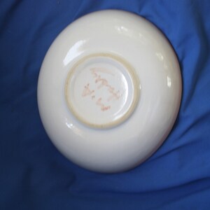 Vintage M.A. Hadley Pottery Signed Large Serving/display Bowl Pink ...