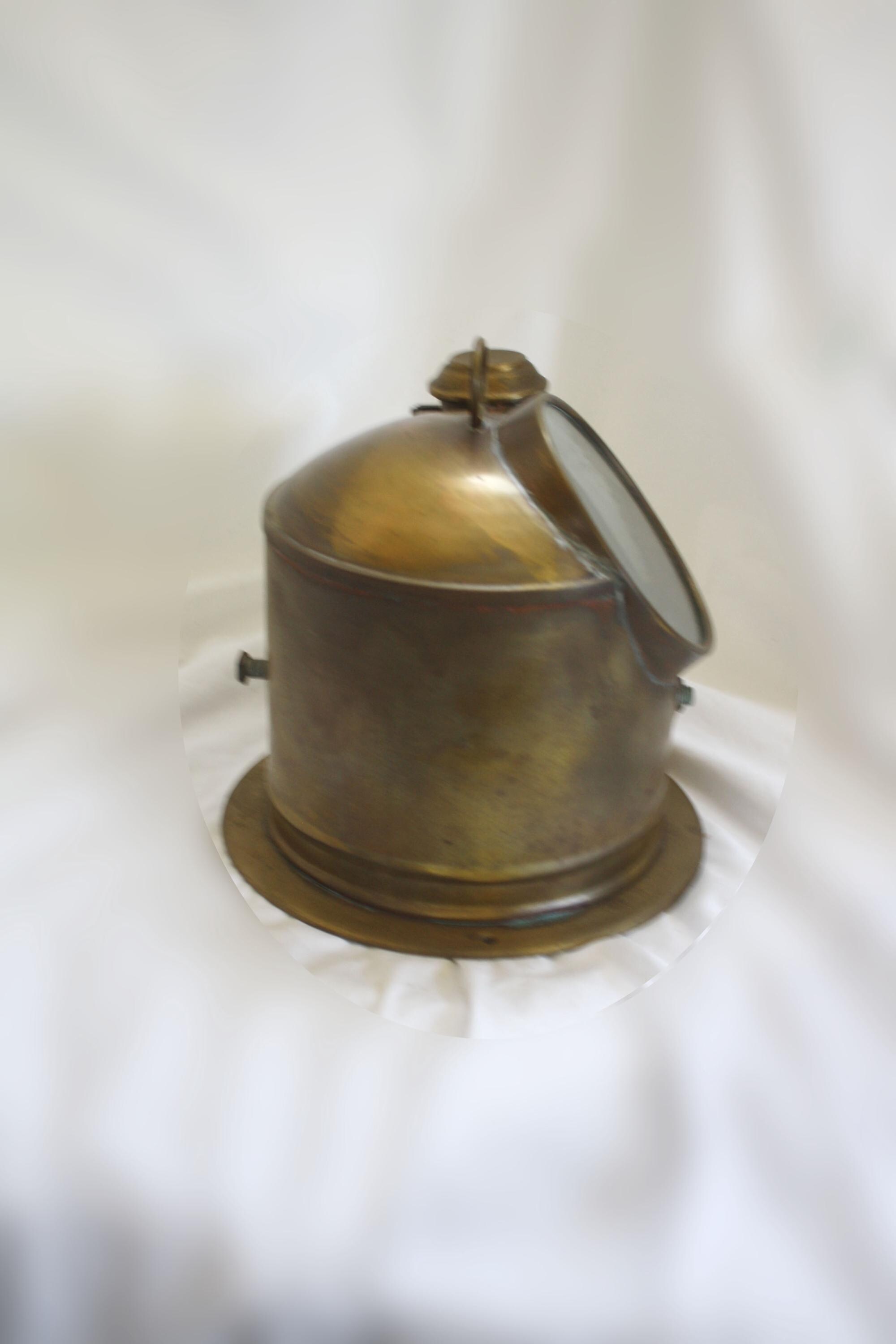 Antique Brass Boat Binnacle Compass by Coubro & Scrutton London With ...