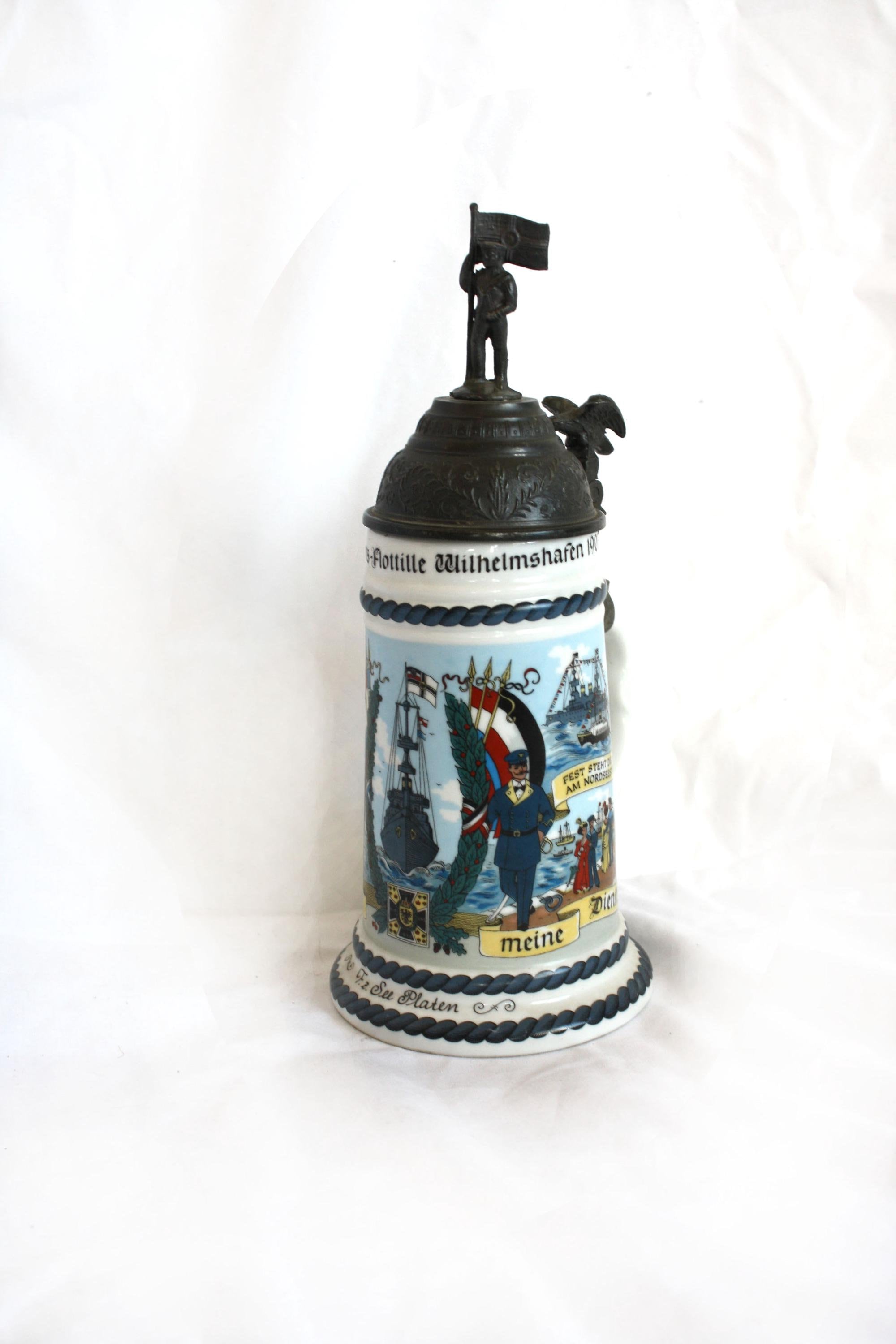 Vintage Mid Century Regimental German Imperial Torpedoboot ...