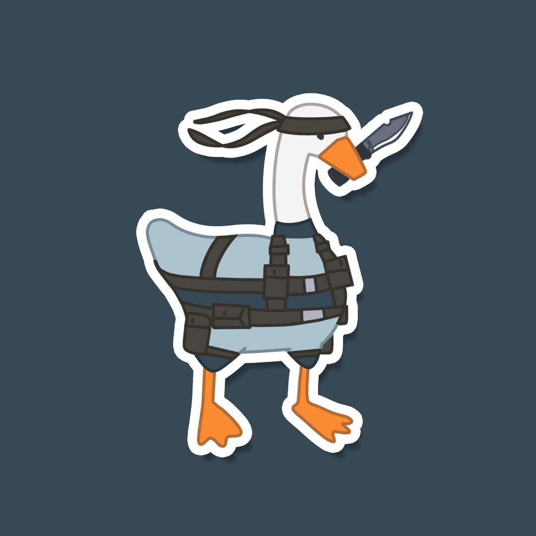 Solid Goose Vinyl Sticker - Etsy