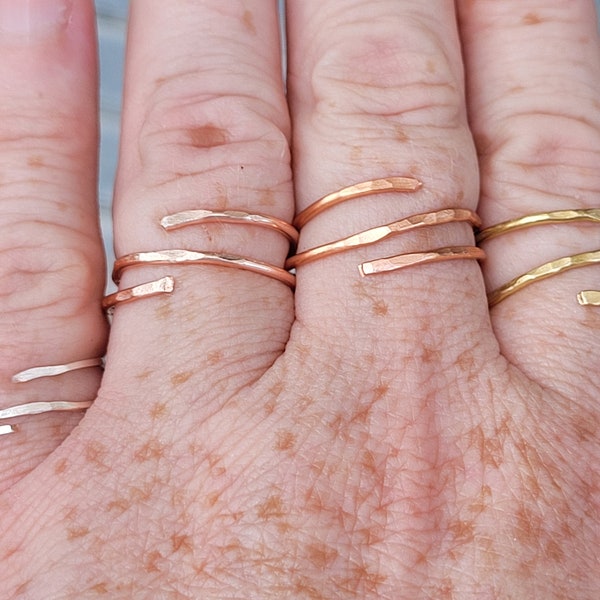 Adjustable Wire Ring - Etsy