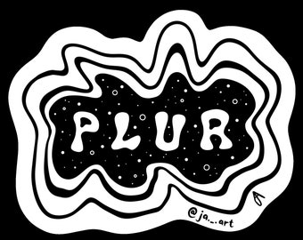 Plur Sticker - Etsy