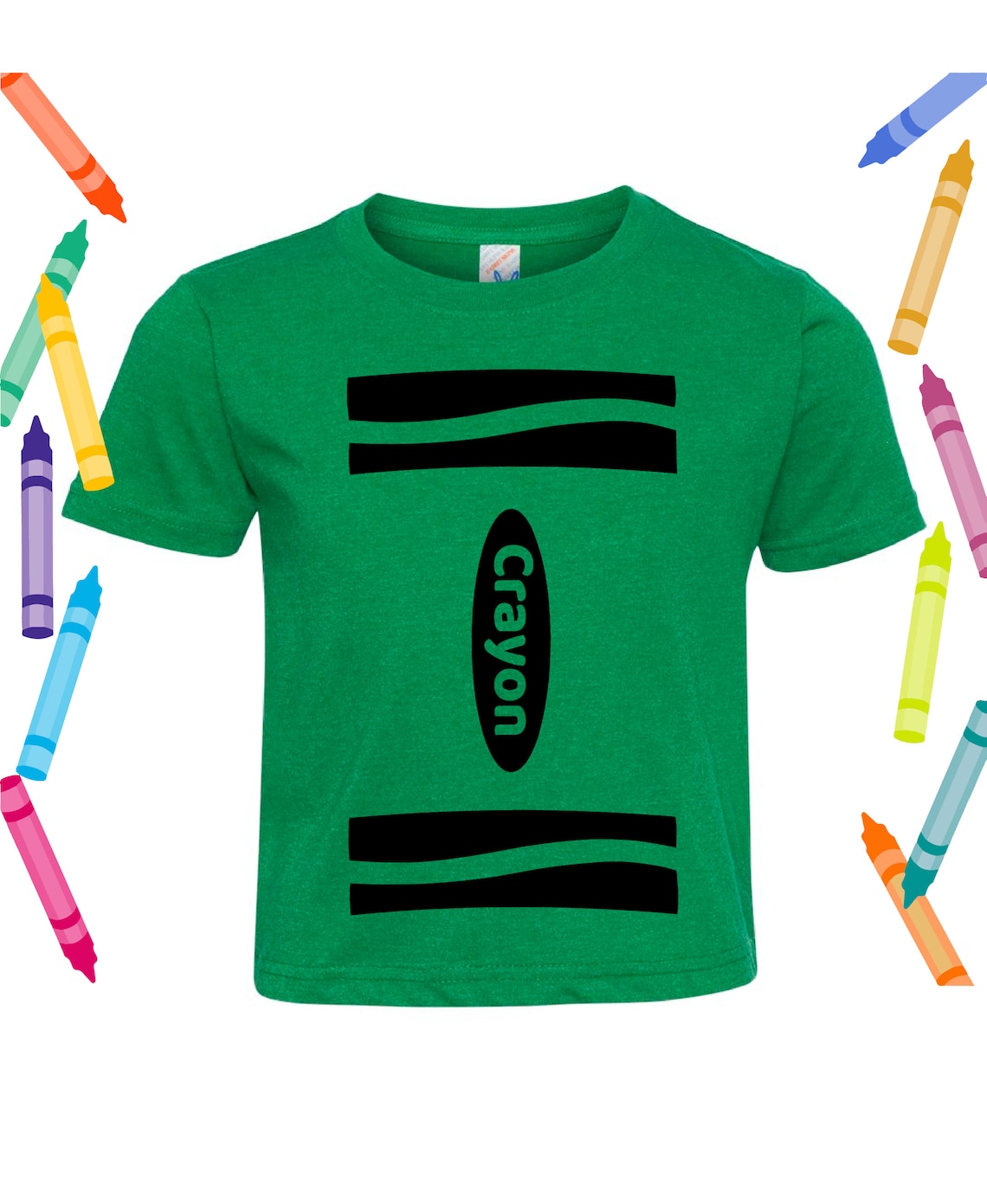 Kid's Crayon Shirt Costume Favorite Color Funny Tee - Etsy