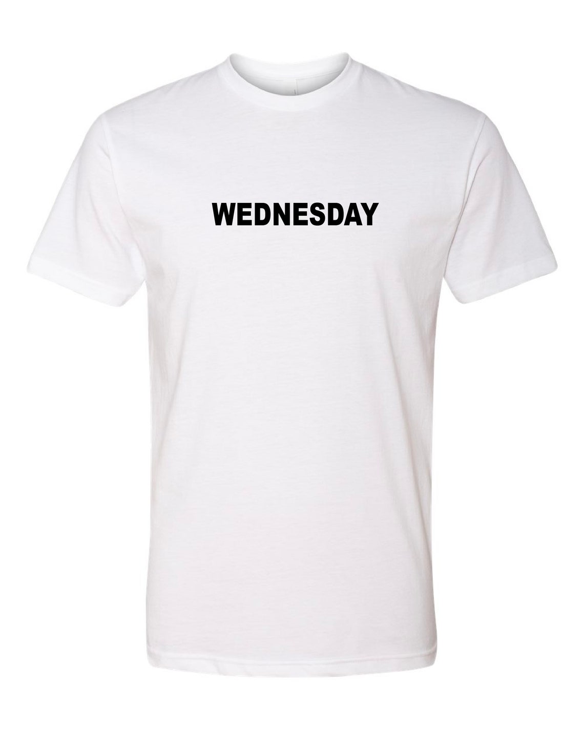 Wednesday T-shirt, Weekday Shirt, Graphic Tee, Funny T-shirt - Etsy