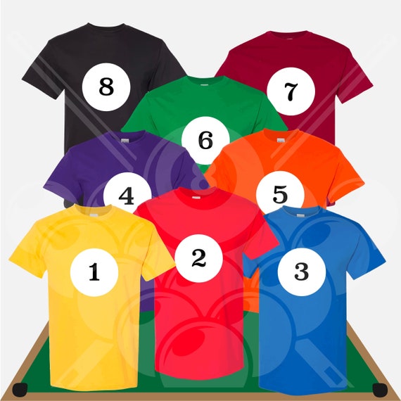 Pool Game Shirt Billiards Game Costume Halloween Costume - Etsy