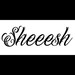 Sheeesh Script Window Decal | Sheeesh Decal | Windshield Banner | Car ...