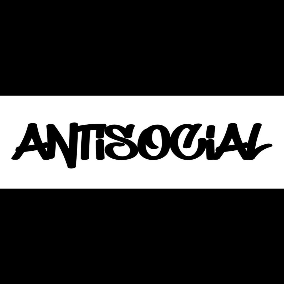 Antisocial Graffiti Car Decal | Waterproof Vinyl Sticker - Etsy