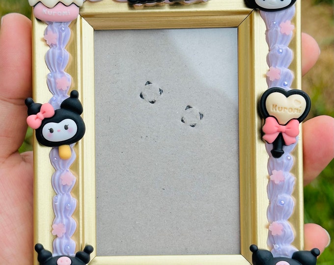 Handmade Kuromi Sanrio Photo Frame - Etsy