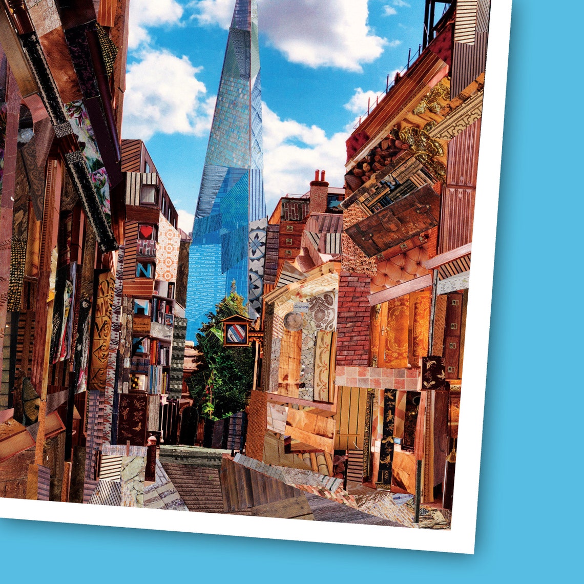 A3/A4 London 'the Shard' Art Print, the Shard, London Poster, London ...