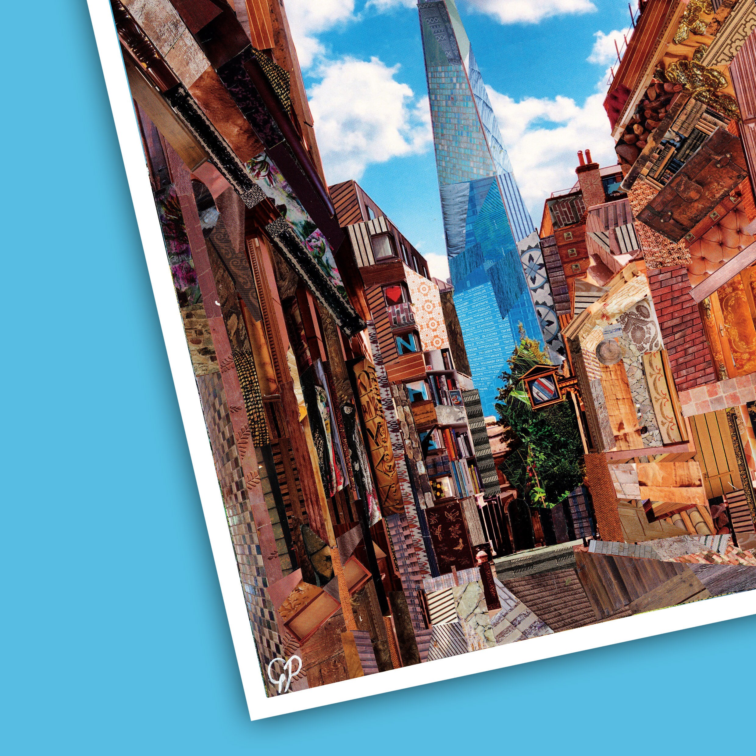 A3/A4 London 'the Shard' Art Print, the Shard, London Poster, London ...