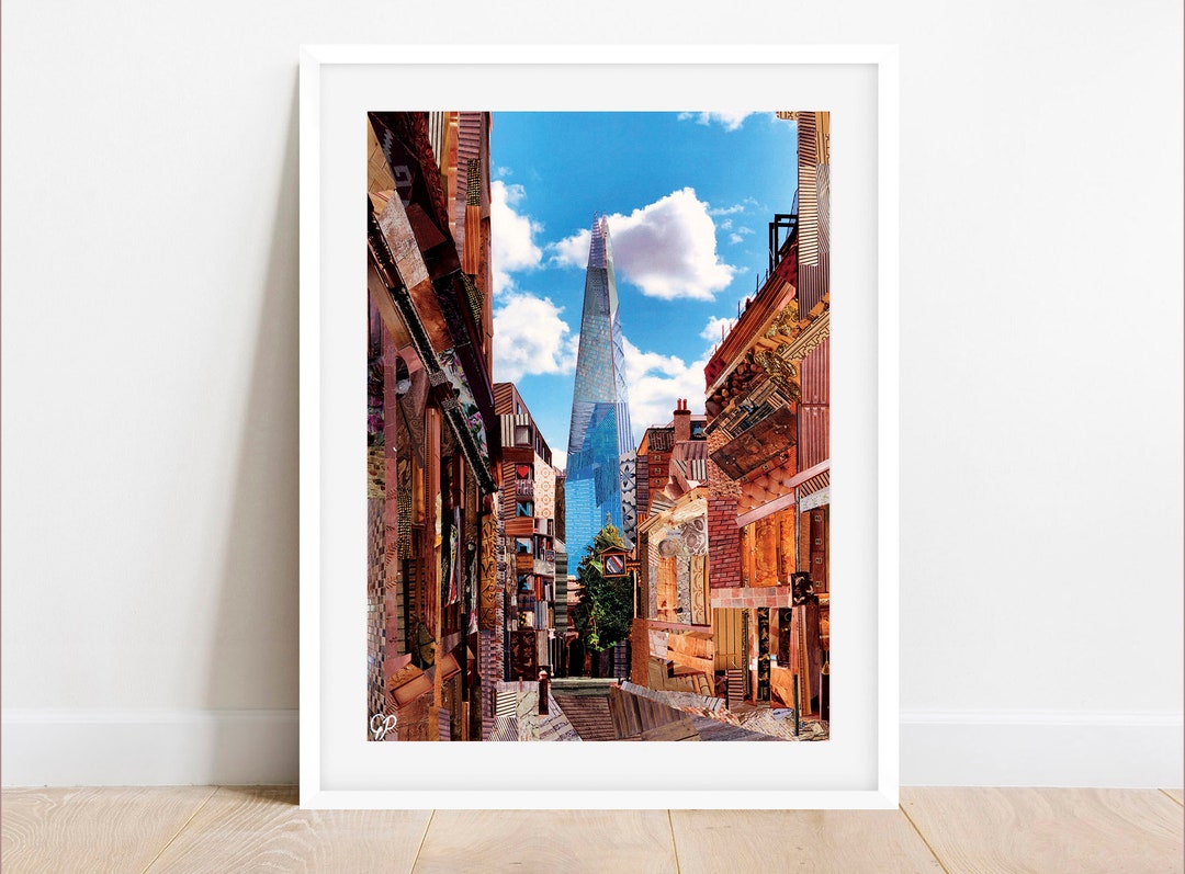 A3/A4 London 'the Shard' Art Print the Shard London - Etsy