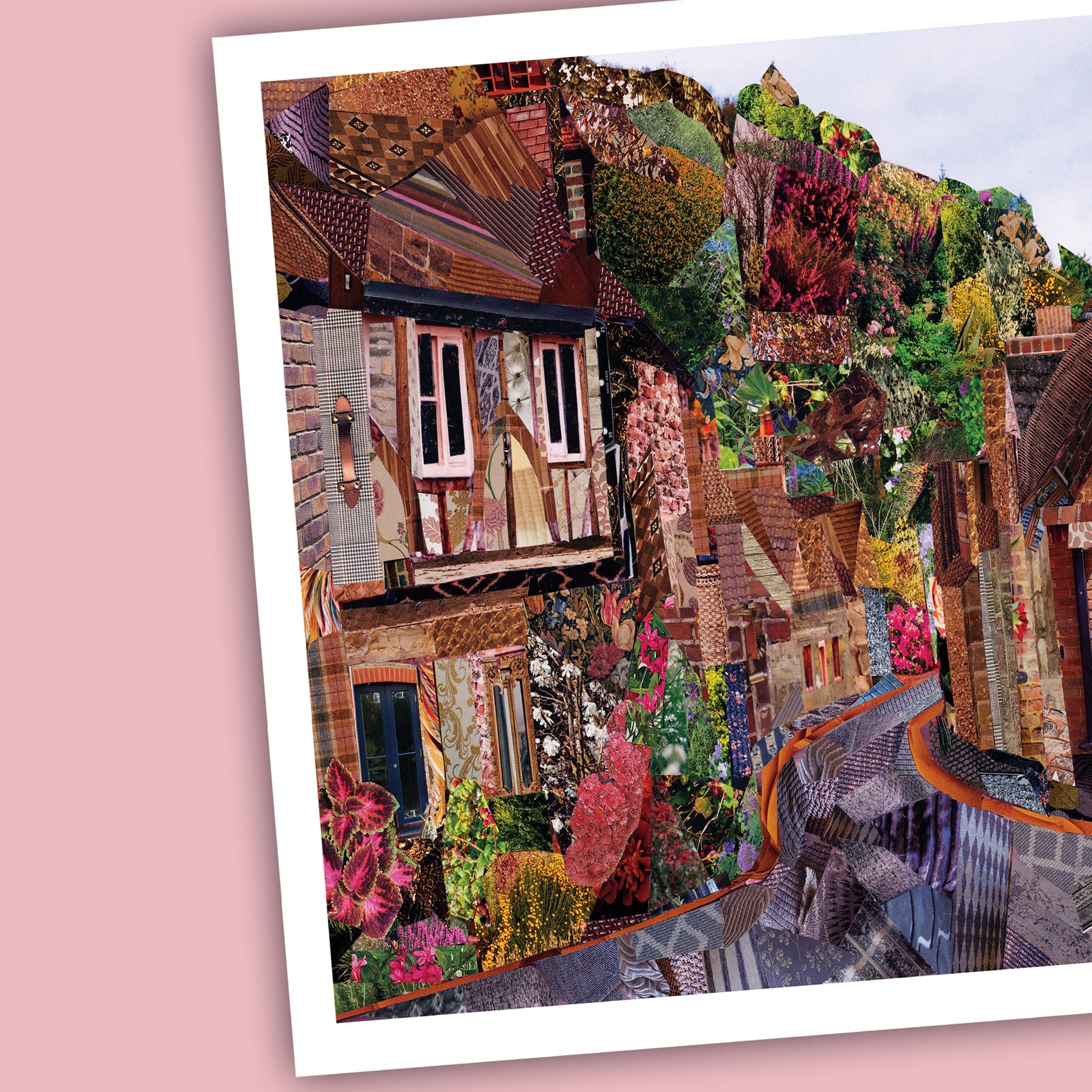A3/A4 'castle Combe' Wiltshire Art Print, Castle Combe Wall Art, Castle ...