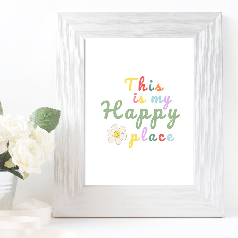 Happy Place Art - Etsy