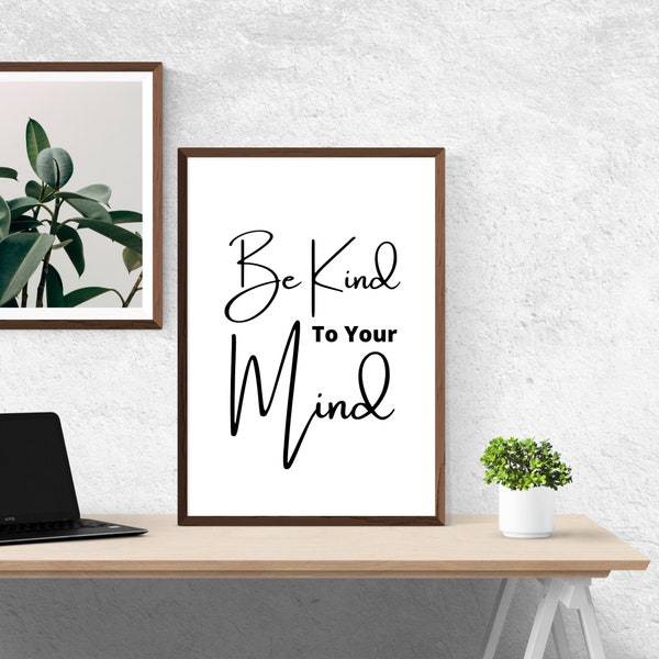 Be Kind Poster - Etsy