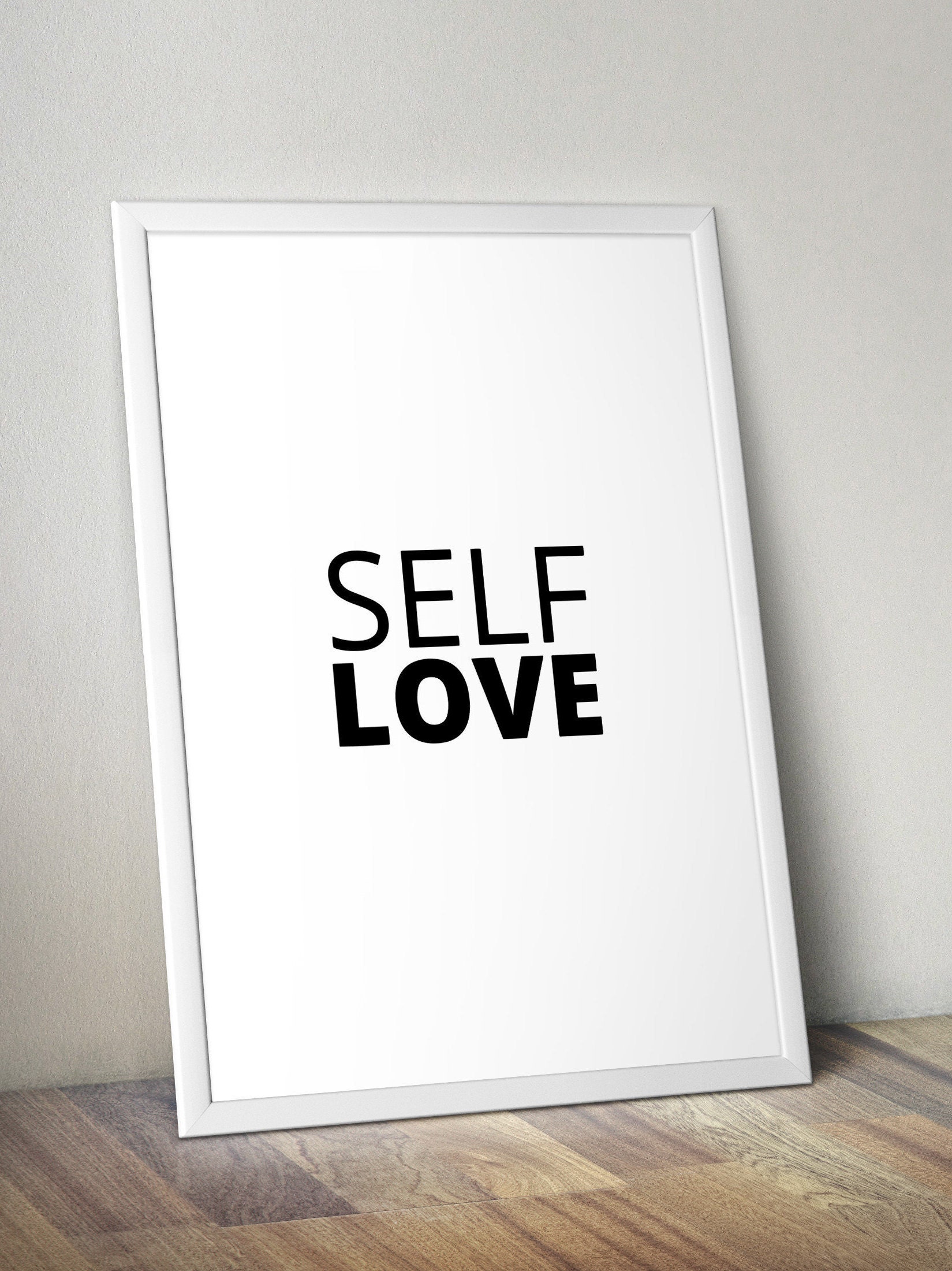 Self Love Quote Print Instant Download, Self Love Quote Affirmation ...