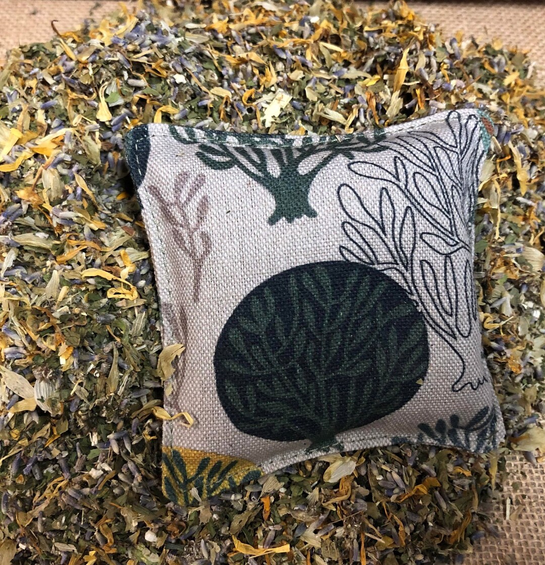 Dream Pillow Sachet , Anxiety Relief, Third Eye, Witch Herbs, Vivid ...