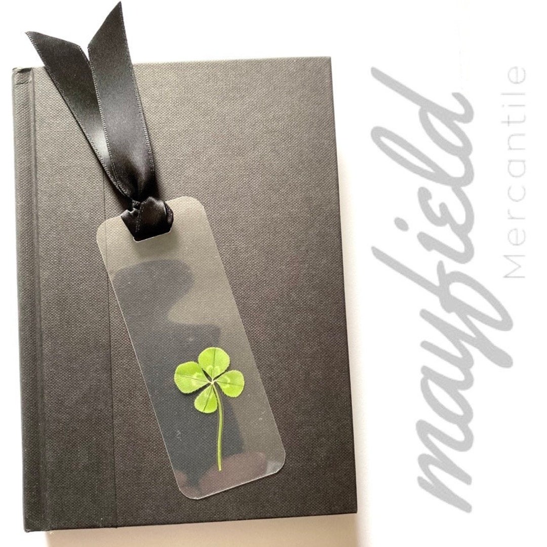 Laminated Four Leaf Clover Bookmarks - Etsy