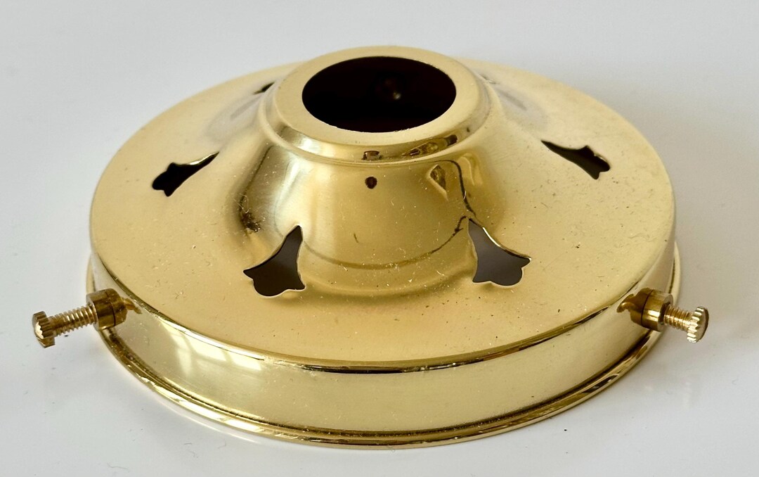 Brass 4 1/4" Light Shade Gallery Holder 28mm Hole for B22 Bulbholder - Etsy